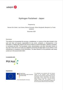 Hydrogen Factsheet Japan - PtX Hub