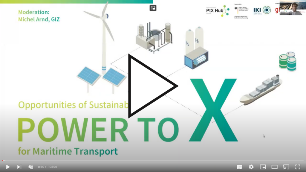 Webinar: Green Shipping Corridors and Country Case Studies - PtX Hub