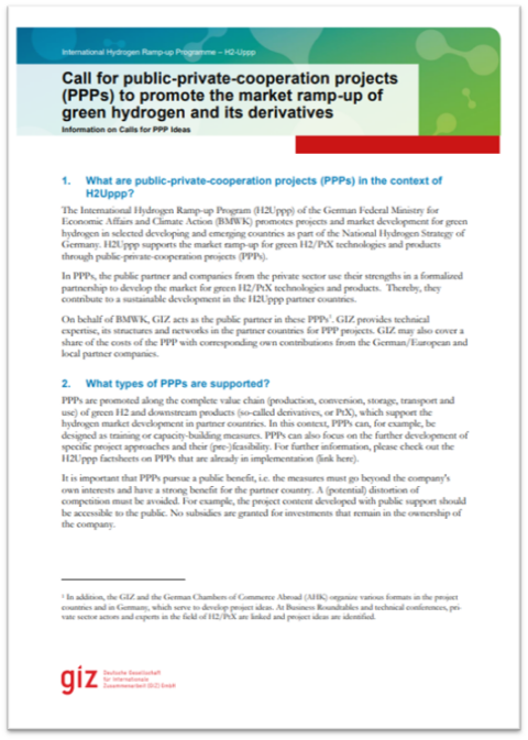 H2Uppp launches new Call for Proposals for public private cooperation ...